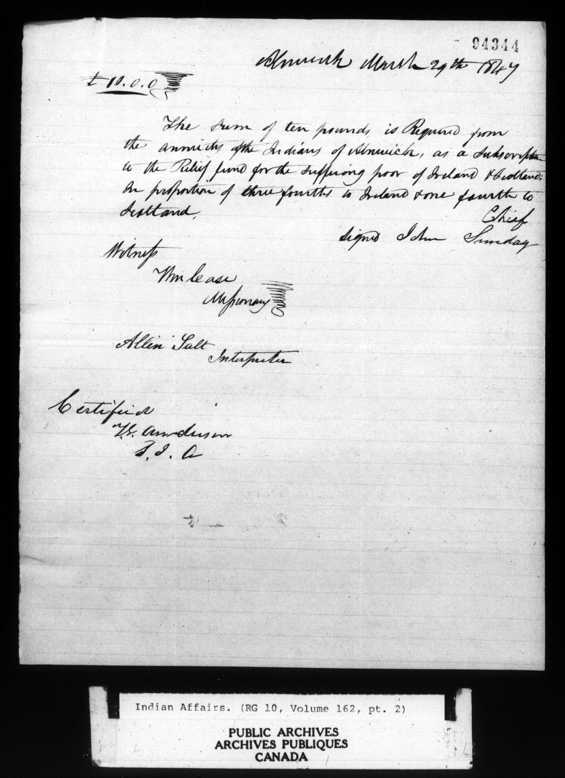 Honouring Indigenous Aid - Strokestown Park